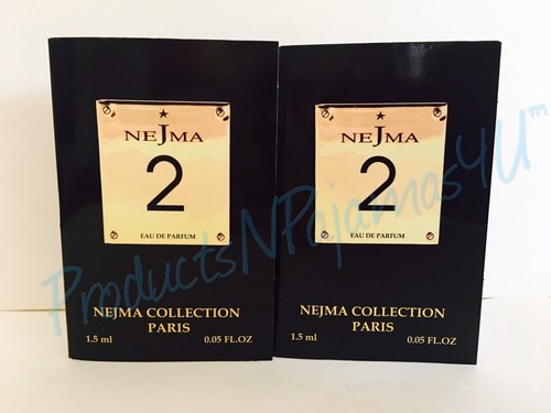Lot of 2~Nejma Collection NEJMA 2 Eau de Parfum .05oz/1.5ml CARDED ...