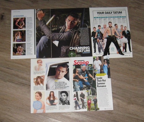 Channing Tatum original FULL PAGED magazine clippings pages PHOTO ...