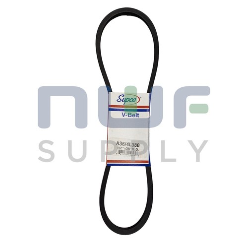 A36/4L380 Supco V-Belt 1/2"x38" O.D. | eBay