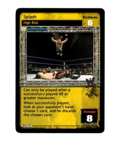 WWE Raw Deal Card: Splash-Throwback-RVD | eBay