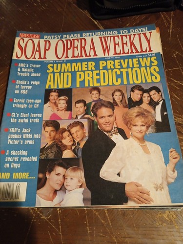 Soap Opera Weekly June 16th 1992 Patsy Pease Volume 3 Issue 24 | eBay