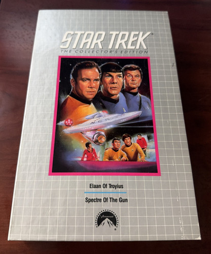 Star Trek The Collector's Edition VHS - Elaan of Troyius & Spectre of ...