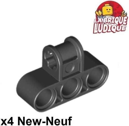 Lego Technic 4X Pin Axle Connector Perpendicolare Triplo Nero/BLACK ...