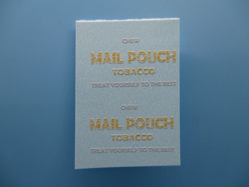 EASY STREETS N SCALE BARN SIGNS - CHEW MAIL POUCH TOBACCO -SMALL ...