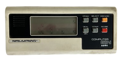 Computer Gin Mattel (1979) Retro Handheld Games