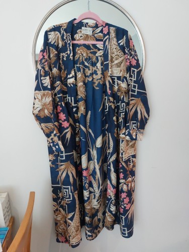 One Hundred Stars DUSTER COAT JACKET Bamboo Indigo NEW Without Tags ...