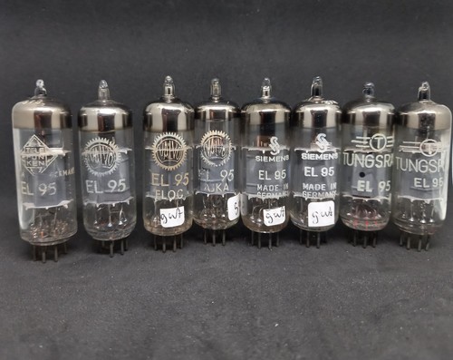 8 x EL95 TUBE MIX TELEFUNKEN 1 / VALVO 3 / SIEMENS 2 / TUNGSRAM ;189 | eBay