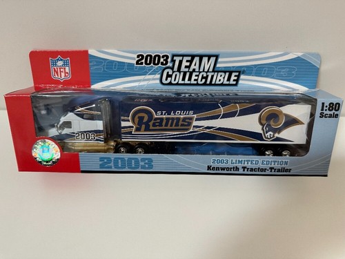 St. Louis Rams Fleer NFL Kenworth Tractor Trailer 2003 Team Collectible ...
