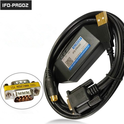 Programming cable IFD-PRG02 for Delta PLC download line | eBay