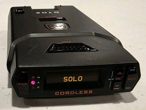 Escort SOLO 4 Cordless Radar Detector - Black 737795003410| eBay