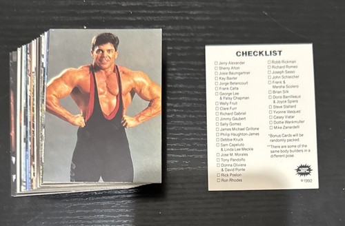 1992 Ultimate Image Body Builder 50-card Set Set Rick Poston Sally ...