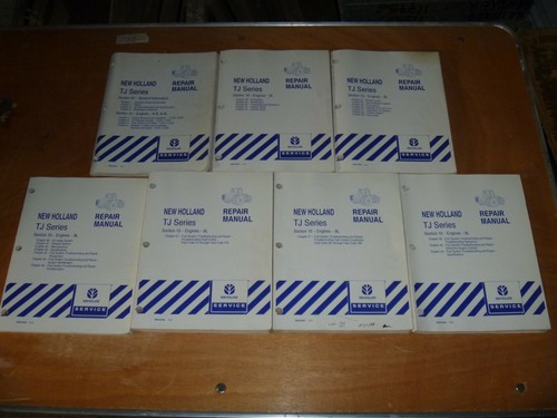 New Holland TJ275 TJ375 HD TJ450 Tractor Engine 9L Shop Service Repair ...