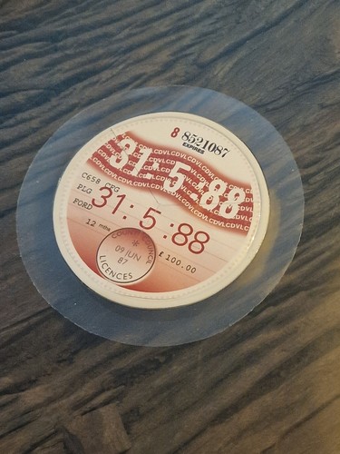 Clear Car Tax Disc Holder - Car Windscreen Parking Permit Holder Plain ...