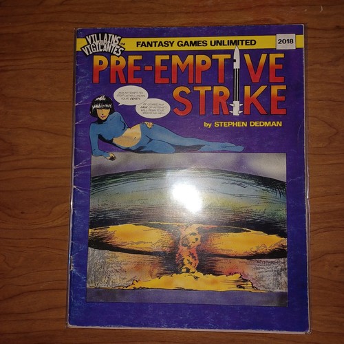 Fantasy Games Unlimited: Villains & Vigilantes Module - PRE-EMPTIVE ...