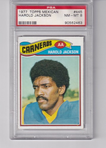 1977 Topps Mexican # 445 HAROLD JACKSON Rams Jackson State PSA 8 | eBay
