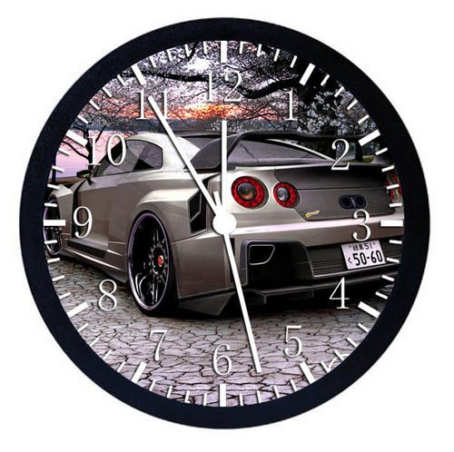 Nissan GTR Black Frame Wall Clock W39 | eBay