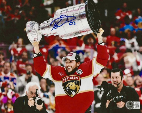 Brandon Montour Signed Stanley Cup 8x10 NHL FLORIDA PANTHERS - Beckett ...