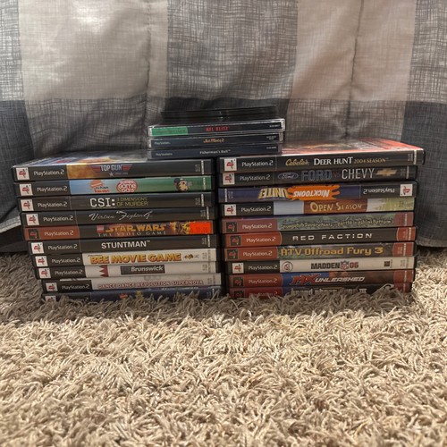 PS2 And PS1 Game Lot Total Of 33 Games | eBay