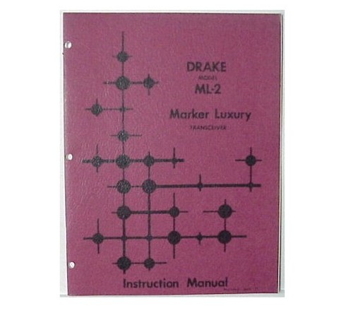 RL Drake ML-2 Marker Luxury Brand New Original Instruction Manual | eBay