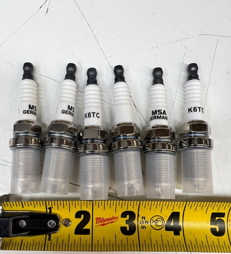 Lot of 6) Torch Spark Plugs K6TC 14mm Thread Size Walk Behind Riding ...