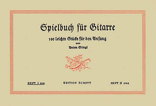 Songs for Guitar Vol 1 German Classical Sheet Music Anton Stingl Schott ...