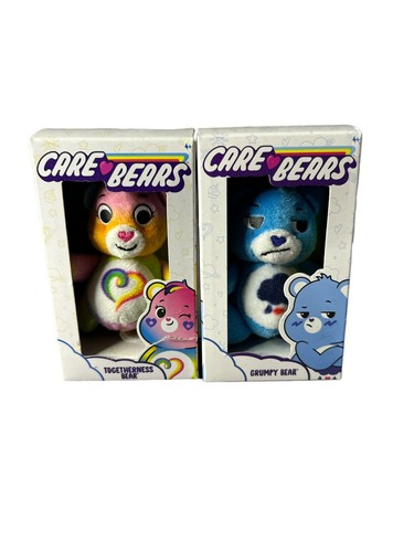 Care Bears GRUMPY Bear & Togetherness Bear 3” Micro Plush Toy Lot of 2 ...