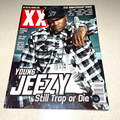 YOUNG JEEZY RAPPER signed autographed XXL MAGAZINE BECKETT BAS COA ...
