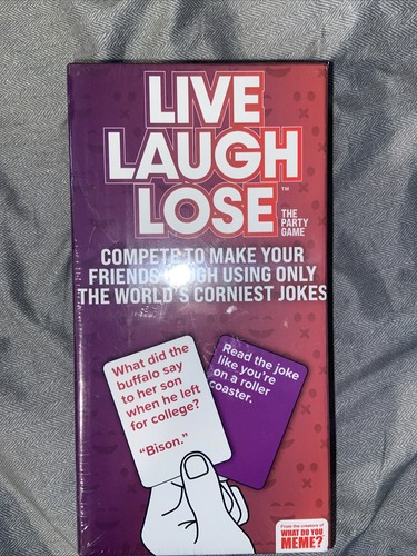 Live Laugh Lose NEW/Sealed -The Party Game Where You Compete to Make ...