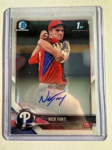 K194,457 - 2018 Bowman Chrome Prospect Autographs #CPANF Nick Fanti ...