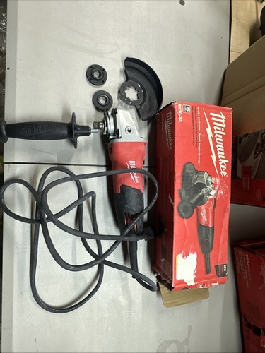 Milwaukee Corded 4-1/2" Angle Grinder with Sliding Lock-On Switch 6130 ...