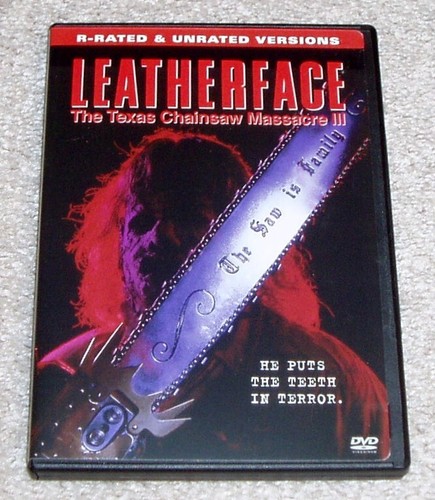 Leatherface DVD Texas Chainsaw Massacre III Cult Horror 90s Grindhouse ...