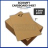 1-200 "EcoSwift" Chipboard Cardboard Craft Scrapbook Photo Pads Sheets ...