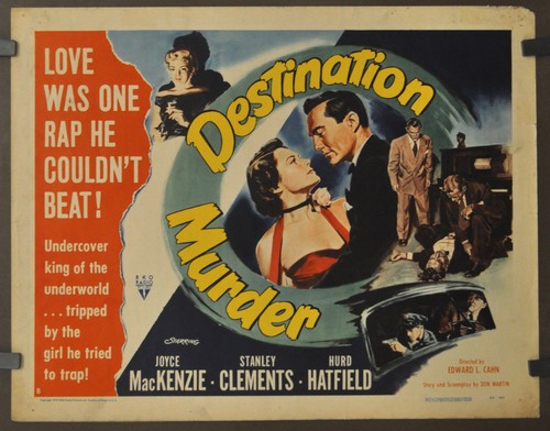 Destination Murder 1950 ORIGINAL 22X28 STYLE-B MOVIE POSTER JOYCE MACKENZIE | eBay