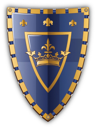 Crown Shield Medieval Car Bumper Sticker Decal | eBay