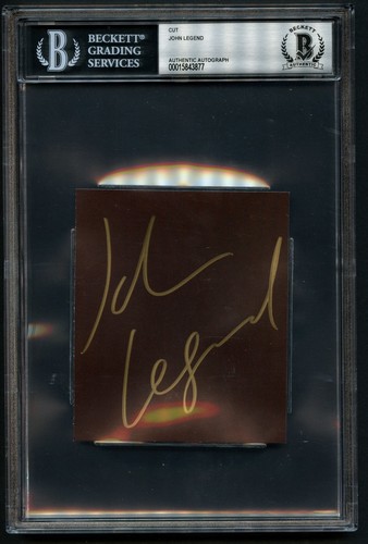 John Legend signed autograph auto 3.5x4 cut Singer, Songwriter ...