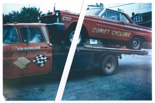 1960s Drag Racing-"Dyno" Don Nicholson-'65 A/FX 427 "Comet CYCLONE ...
