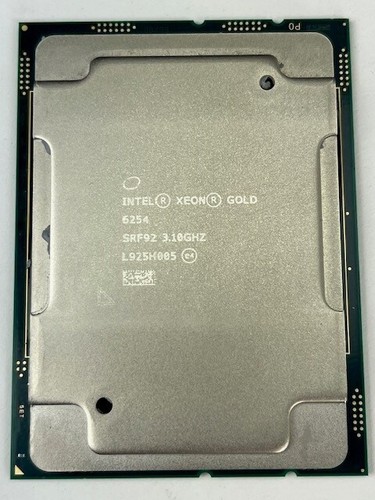 pair Intel Confidential QPKK 3.1GHz 18C CPU Xeon Gold 6254 ES CLX6254 ...