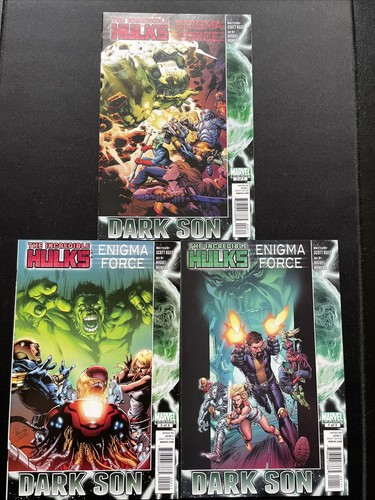 Incredible Hulks Enigma Force 1 2 3 Marvel 2010 Complete Miniseries VF ...