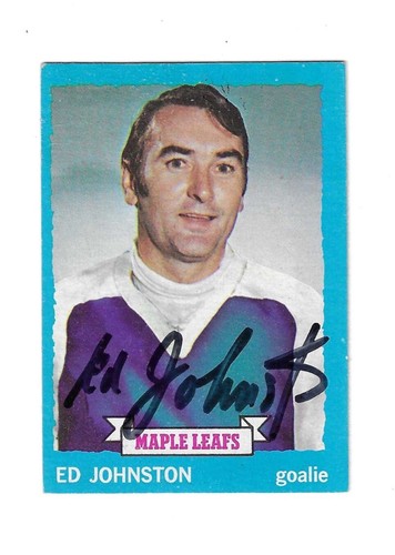 Ed Johnston 1973-74 Topps Card # 23 Signed | eBay