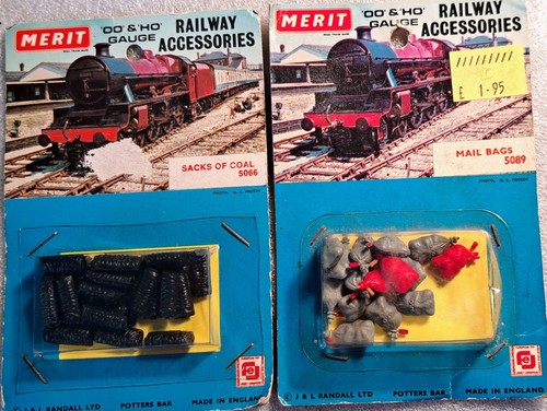 2 Pack Lot 7 - HO Merit 5066 Coal Sacks & 5089 Mail Bags - NIP | eBay