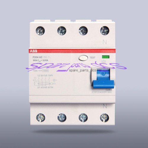 1PCS ABB residual current operated circuit breaker F204 AC-100/0.03 NEW ...
