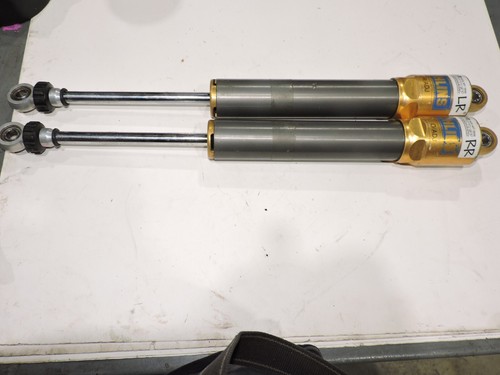 (2) Ohlins CUP adj. shocks pair fronts Hunley Suspension NASCAR Late ...