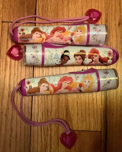 Princess Disney Flashlights needs 3 Batteries Each Heart Gem Rare | eBay
