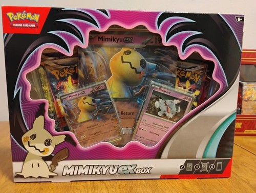 Nintendo Pokemon TCG Mimikyu EX Box - 4 Packs 820650872181 | eBay