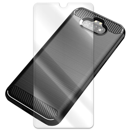High Responsivity Screen Protector &Carbon Fiber TPU Case f LG Risio 4 ...