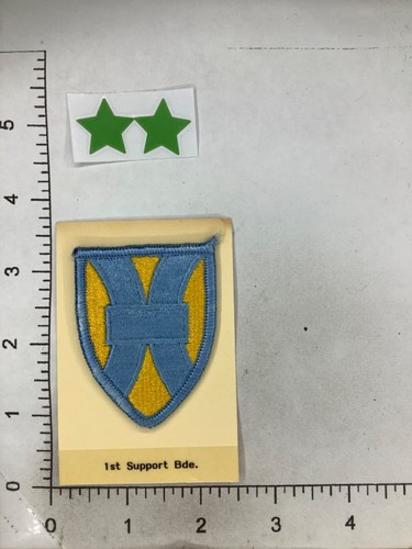US ARMY 1st SUPPORT BRIGADE PATCH ON CARD | eBay