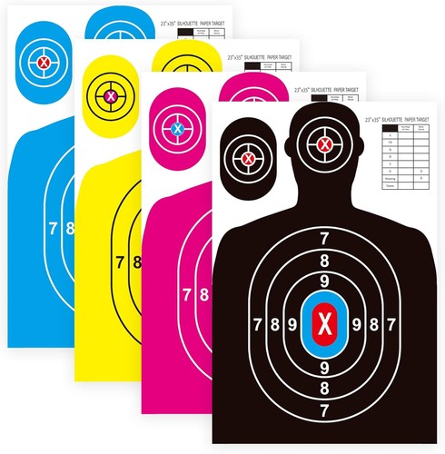 Paper Shooting Targets for Range Bulk 23"×35" Silhouette 24PC ...