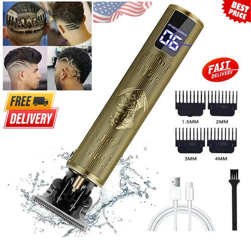 USB Electric Hair Clipper Beard Trimmer Barber Shaver Dragon Design Men ...