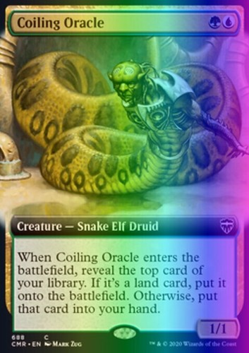MTG Magic the Gathering Coiling Oracle (688/743) Commander Legends LP ...
