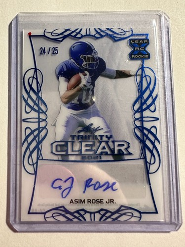 K77,993 - 2021 Leaf Trinity Clear Auto Platinum #CAARJ Asim Rose Jr ...